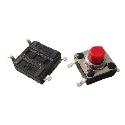 Cina Commutatore impermeabile 6x6mm di tatto IP67 4 commutatore rosso del bottone del silicone di Pin SMD in vendita