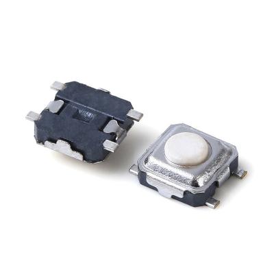 Cina Altezza tattile bianca del commutatore 3x3 1.5-2.0mm dei perni SMD del bottone 4 in vendita