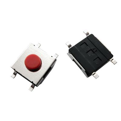 Cina commutatore rosso di tatto di Pin SMT del pulsante 4 del micro di 6x6mm, 6.2x6.2mm sul commutatore fuori tattile in vendita