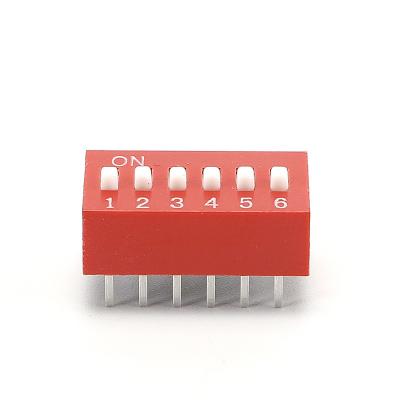 Cina 8 di posizione singolo Palo singolo passo elettronico impermeabile del tiro 2,54 del DIP switch 6P in vendita