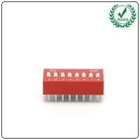 China Waterproof Electronic Dip Switch 8 Position 8P Single Pole Single Throw 2.54 Pitch for sale