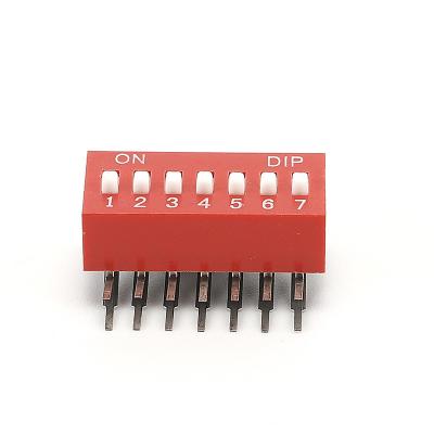 Cina Pulsante rosso elettronico tattile dello scorrevole di Mini Ture Electronic Piano Dip Switch Smt in vendita