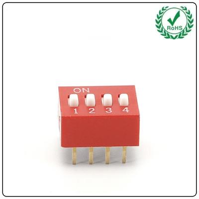 China elektrische mini de diaschakelaars van de piano zeer belangrijke schakelaar hm-dp2.54-4P 3 kopers Te koop