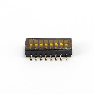 Cina tipo DIP switch ad angolo retto 2,54 SMD del piano del DIP switch in vendita