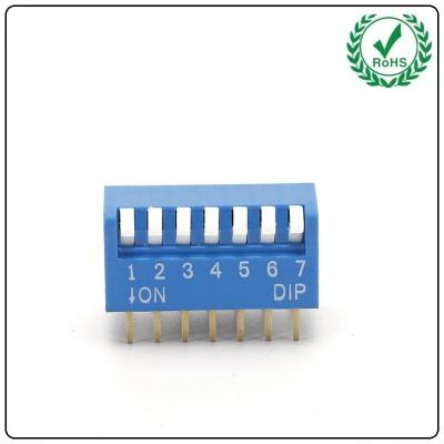 China 2.54mm pianotype onderdompelingsschakelaar 3 kopers Te koop