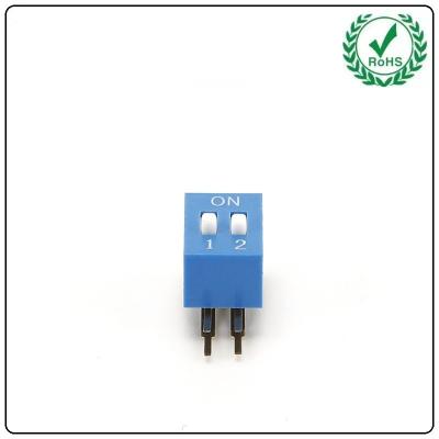 China 2.54mm de schakelaar van de 2 reeksenonderdompeling van de positiepiano dpl Te koop