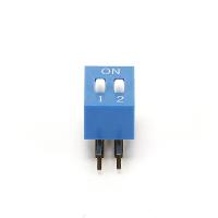 China 2.54mm 2 position piano dpl series dip switch for sale