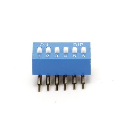 Cina Compratori ad angolo retto di plastica rossi del DIP switch 3 dello spdt di serie 0.25a 50v del DA in vendita