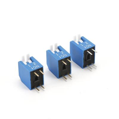 Cina Tipo DIP switch di plastica rosso 2.54mm dello scorrevole di serie 1a 50v di DS dello spdt 3 compratori in vendita