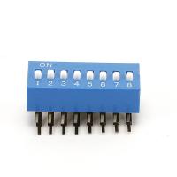 China 24VDC Max Current Right Angle Slide Switch 2.54mm Pitch Dip for sale