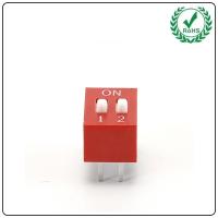 China 1-12 Position Single Pole Slide Dip Switch 24VDC Max Current for sale