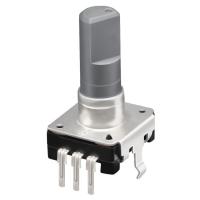 China EC12 Rotary Encoder With Insulated Shaft Push Button Switch Rotary Encoder Rotary 360 for sale