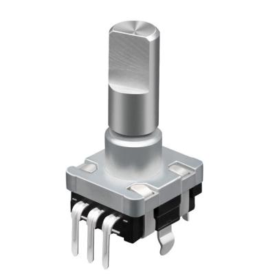 China ec12 de raads roterende codeur 5v van PC met Geïsoleerde de schacht rohs stijgende 24 pos van D roterende codeur 360 van de flardwijzerplaat schakelaar Te koop