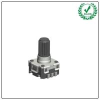 China TS16949 EC06 Insulated Shaft Encoder With Push On Switch for sale