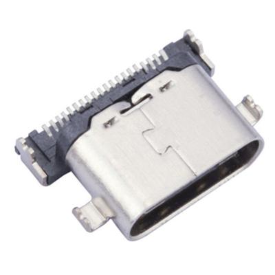 Cina Tipo carico veloce sicuro di USB-31C-F-01C-D USB del fermaglio di USB C di file del doppio del recipiente 24pins del supporto del fronte di C in vendita