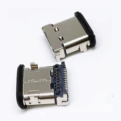 中国 速い充満USB-31C-F-011F USBのタイプCのメス コネクタの高い耐久性の縦のタイプcケーブルの 販売のため