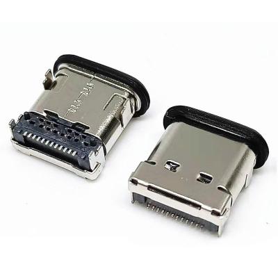 中国 速い充満USB-31C-F-011F USBのタイプCのメス コネクタの高い耐久性の縦のタイプcケーブルの 販売のため
