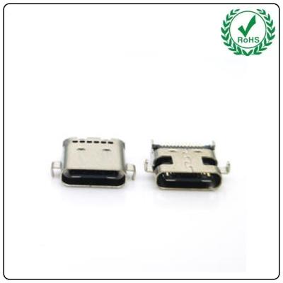 Cina Tipo-c corrente femmina doppia ad angolo retto di USB-31S-F-04B 3.5A 24P USB 3,1 di Tab Type C di fila del PWB SMT dell'incavo femminile del recipiente in vendita