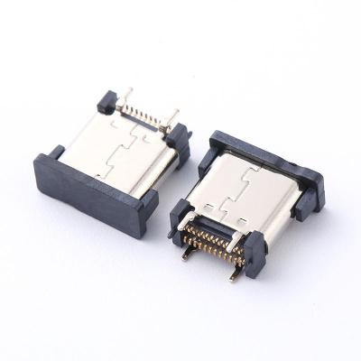 Cina Tipo 3,0 tipo ad angolo retto maschio tipo del usb di USB C della immersione dello smt del cavo 24pin di c in vendita