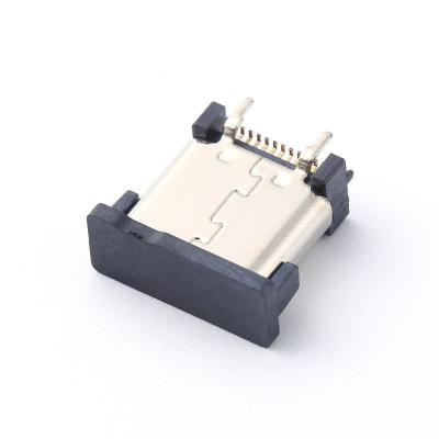 Cina Tipo 3,0 tipo ad angolo retto maschio tipo del usb di USB C della immersione dello smt del cavo 24pin di c in vendita