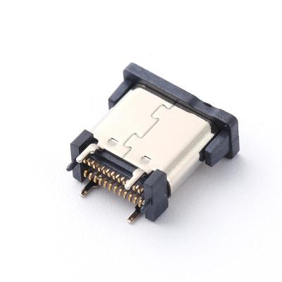 Cina Tipo 3,0 tipo ad angolo retto maschio tipo del usb di USB C della immersione dello smt del cavo 24pin di c in vendita