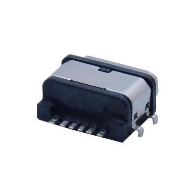 China Tipo montagem rápida da cara dos carregadores do conector fêmea de C SMD THT tipo vertical de USB-20C-F-06CF01 USB de SMT da certo à venda