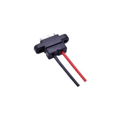 Cina Tipo ritaglio di USB-20C-F-06F09L USB di pannello dell'innesto a vite del connettore di C in vendita
