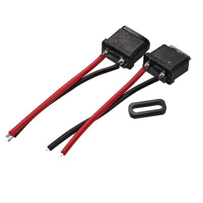 中国 USBのタイプCのメス コネクタ2Pinのパネル取り付けUSBのコネクター 販売のため