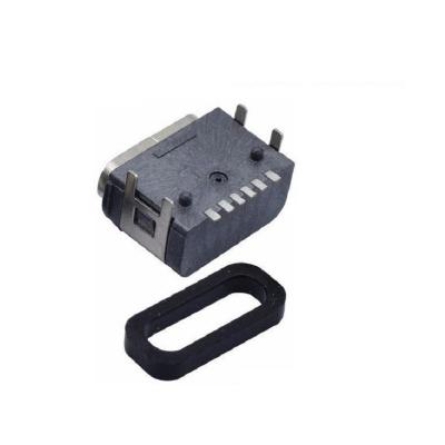 Cina Tipo superiore tipo USB-20C-F-06SF02 ad angolo retto del supporto 6P USB di SMT del fermaglio di C in vendita