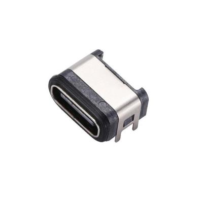 Cina Tipo superiore tipo USB-20C-F-06SF02 ad angolo retto del supporto 6P USB di SMT del fermaglio di C in vendita
