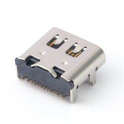 中国 CU1816SAH1MD2R0-LF-HC USB-20C-F-01T USB 2.0のタイプCの容器SMD 16P 販売のため