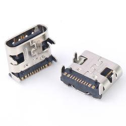 中国 CU1816SAH1MD2R0-LF-HC USB-20C-F-01T USB 2.0のタイプCの容器SMD 16P 販売のため