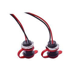 China Waterproof Threaded Panel Mount USB Type C Female Connector Jack Wire Assembly with Screw for sale