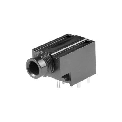 Cina Telefono Jack PJ6008A di Pin Terminals Female 6,35 del supporto 6 del PWB audio in vendita