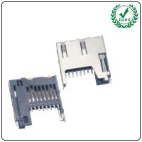 China 1.85H 8 Pin Micro SD Memory Card Holder Push Push Internal Welding Type Socket for sale