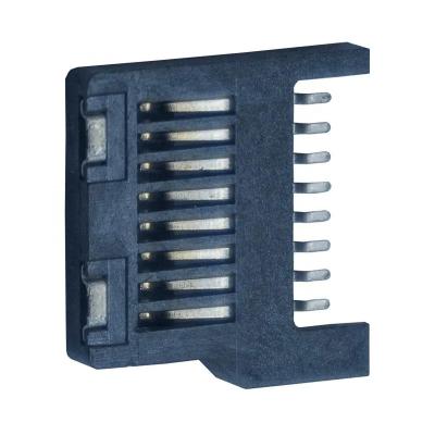 Cina TF/tipo in opposizione SMT micro di deviazione standard di memoria connettore della scheda tutto il 8P di plastica 1.93H in vendita
