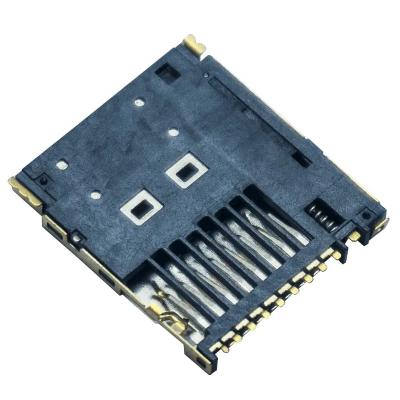 Cina Micro tipo di spinta di spinta del PWB dell'incavo 9Pin 1.68H della carta di deviazione standard di TF micro in vendita