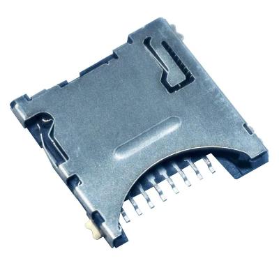 China tipo micro leitor Card do impulso do impulso do soquete de 8pin 1.45H Smart Card do SD TF à venda
