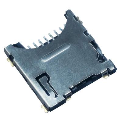 China tipo micro leitor Card do impulso do impulso do soquete de 8pin 1.45H Smart Card do SD TF à venda