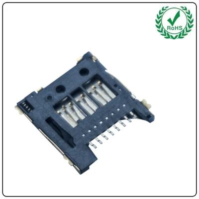 Cina Tipo micro lettore Card di spinta di spinta del connettore di carta di deviazione standard 8pin 1.45H TF in vendita