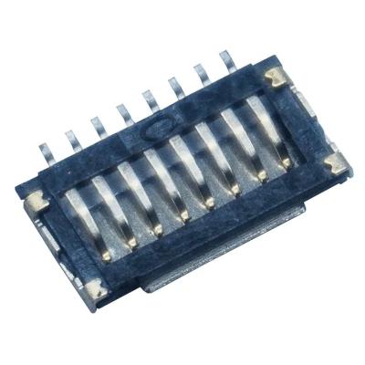 Cina Tipo semplice 1.7mm connettore del commutatore di altezza 1.5mm di carta di 8Pin TF per il telefono cellulare in vendita