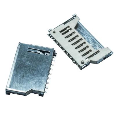 Cina tipo tipo in opposizione del PWB SMT della scheda di memoria di deviazione standard del passo 2.8H 9pin di 2.5mm del connettore in vendita