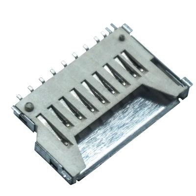 Cina tipo tipo in opposizione del PWB SMT della scheda di memoria di deviazione standard del passo 2.8H 9pin di 2.5mm del connettore in vendita