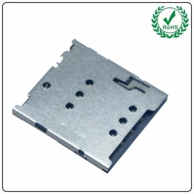 Cina micro commutatore di SIM Card Connector With Detect dell'incavo 1.42H in vendita