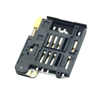 Cina circuiti dell'espulsore 8 di Chip Sim Card Holder Connector With del passo di 2.54Mm in vendita
