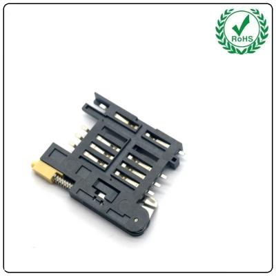 Cina circuiti dell'espulsore 8 di Chip Sim Card Holder Connector With del passo di 2.54Mm in vendita