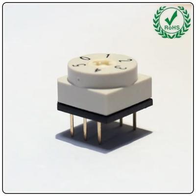Cina MDR-06 2x3 girano il commutatore rotatorio di codice della IMMERSIONE di posizione 6pin 6, commutatore binario per PCL in vendita