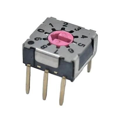 Cina 7x7 tipo posizione del commutatore rotante 50vdc 100mA 10 di codice di Digital per la saldatrice in vendita