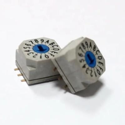 Cina Il mini commutatore rotante PEC-16S di 10X10mm SMD posiziona il multi ingranaggio di DCB Digital in vendita