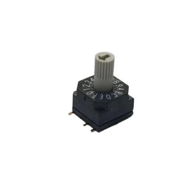 中国 ULの小型回転式コーディング スイッチ10mm * 10mm 100mA 販売のため